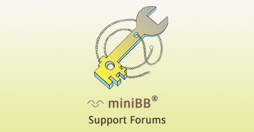 miniBB Support Forums
